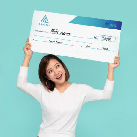 Chèque Géant personnalisé - faux chèque à imprimer- impression rapide