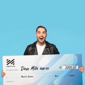 Chèque Géant personnalisé - faux chèque à imprimer- impression rapide